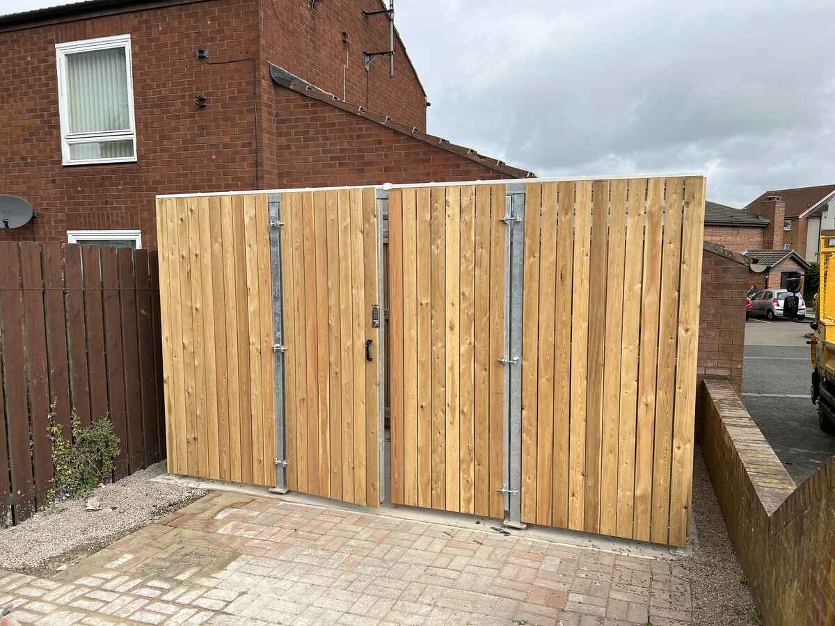 Commercial Timber Bin Storage Enclosures | Miko Engineering