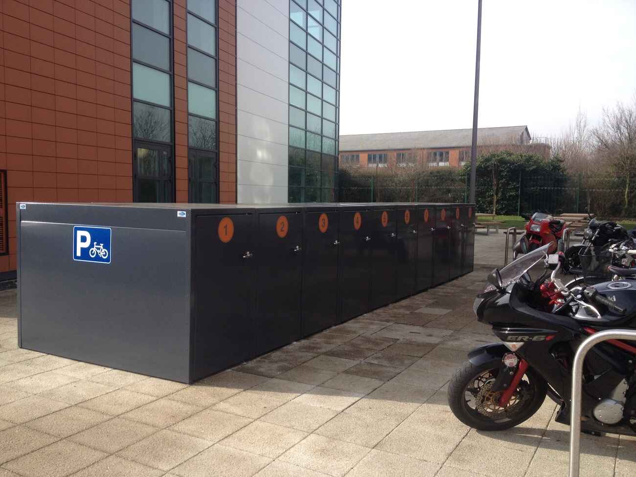 Secure Cycle Lockers - Cycle Storage | Miko Engineering