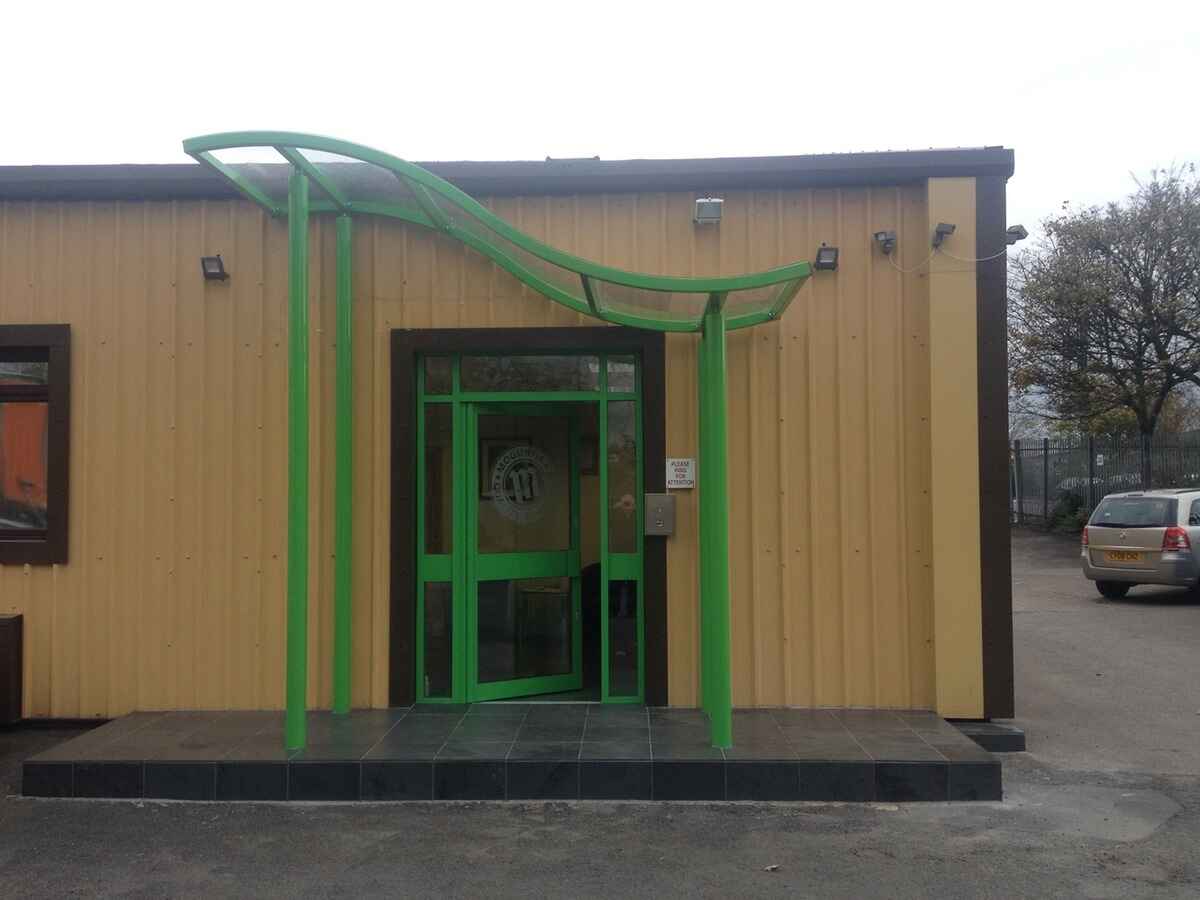 Wave Entrance Canopy | Bespoke Canopies | Miko Engineering