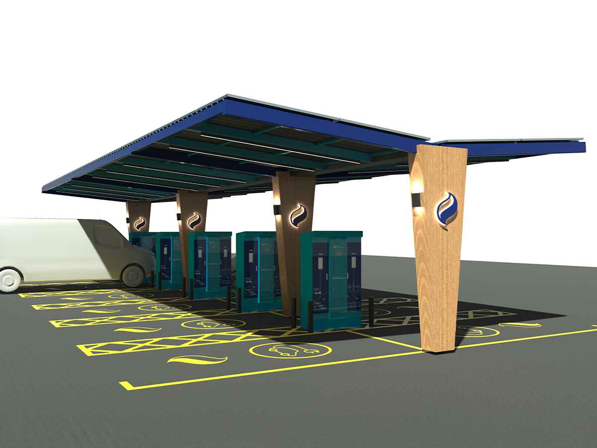 Gullwing EV Canopies - Miko