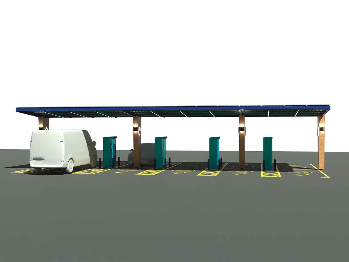 Gullwing EV Canopies - Miko